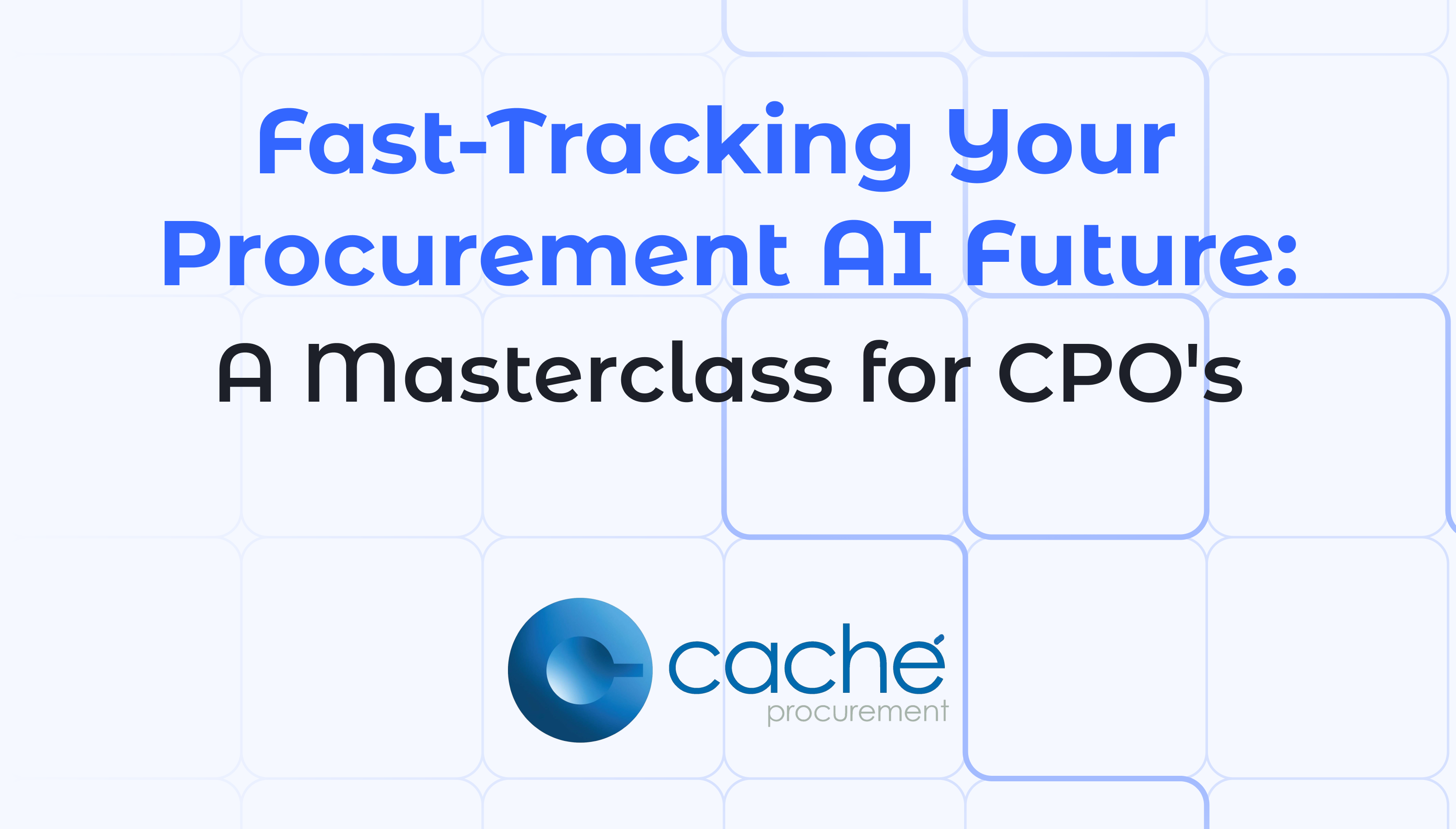 Webinar - AI Procurement Transformation - Graphite